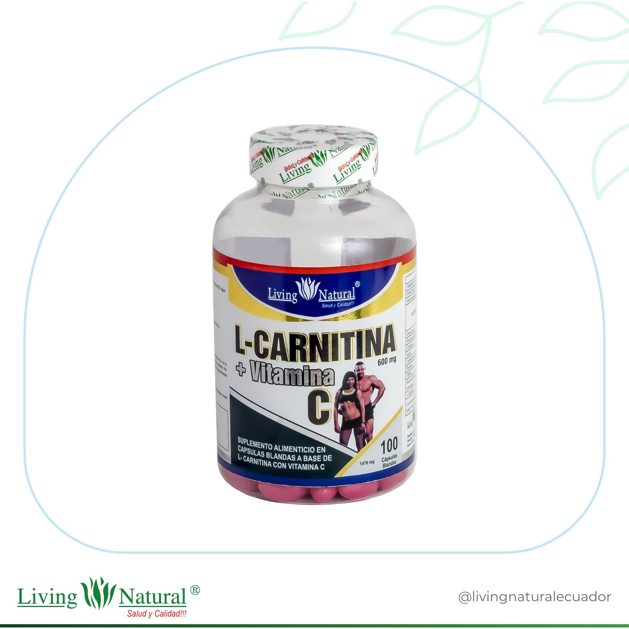 L - CARNITINA | 1476 mg | X30, X60, X100 – Living Natural Ecuador