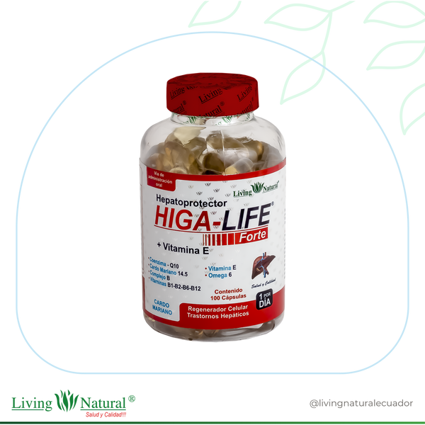 HIGA-LIFE SOFTGEL | 1000 mg | X30, X60, X100 – Living Natural Ecuador